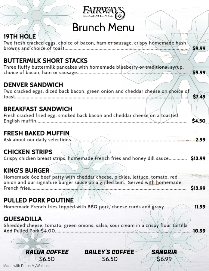 Brunch - Kingswood Golf & Country Club